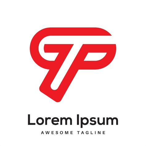 Premium Vector Gtp Letter Logo Design