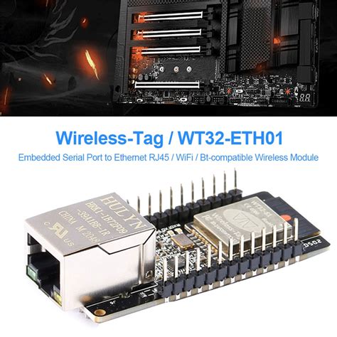 Wt32 Eth01 Embedded Serial Port Networking Ethernet Esp32 Module