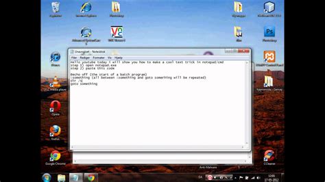 notepad hacks how to make a fake text virus in cmd youtube
