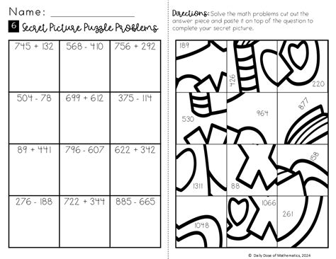 Free Adding And Subtracting Decimals Worksheets 6th Grade Daily Dose Of Mathematics