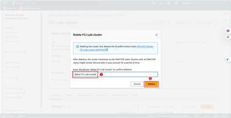 Delete Resources In Ecs And Ecr Deploy Applications With Cicd