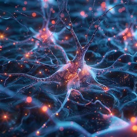 Illustration Of Neuro Highlighting Neural Network Premium Ai