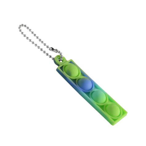 Stress Relief Bubble Fidget Toy Keychain Custom T Manufacturer