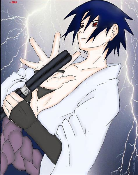 Uchiha Sasuke Lightning By Sarasakura On Deviantart