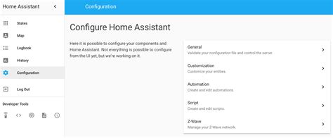 configuration panel groups and views missing configuration home