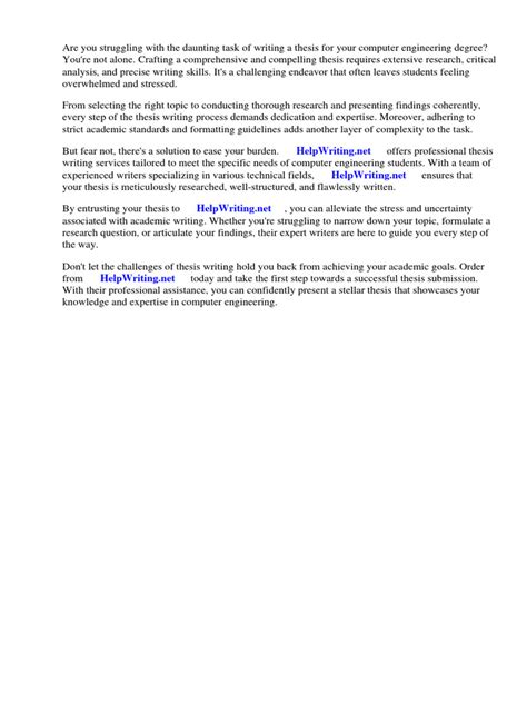 Best Thesis Title For Computer Engineering Pdf Thesis Engineering