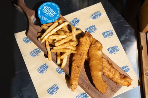 Menu On The Hook Fish And Chips