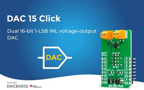 Mikroelektronika On Linkedin Dac 15 Click