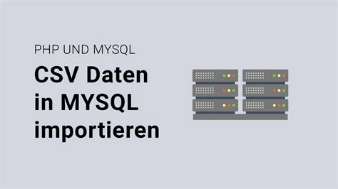 importieren einer csv datei mit php pdo in eine mysql datenbank