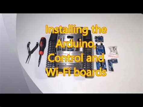 Mitov Software Installing The Arduino Motor Control Servo Control And Wi Fi Boards Of The