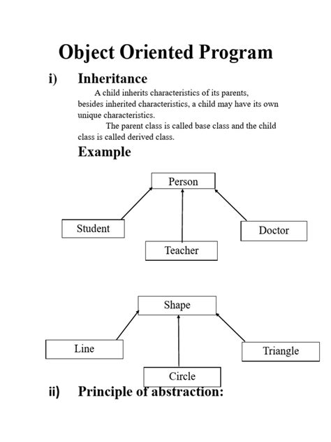 Object Oriented Program Pdf Object Oriented Programming Object