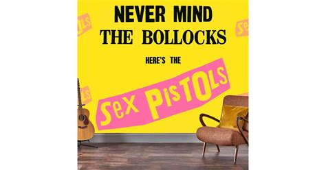 Rock Roll Sex Pistols Mural Never Mind The Bollocks