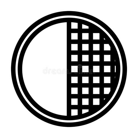 Contrast Ratio Ux Ui Design Line Icon Vector Illustration Stock Illustration Illustration Of