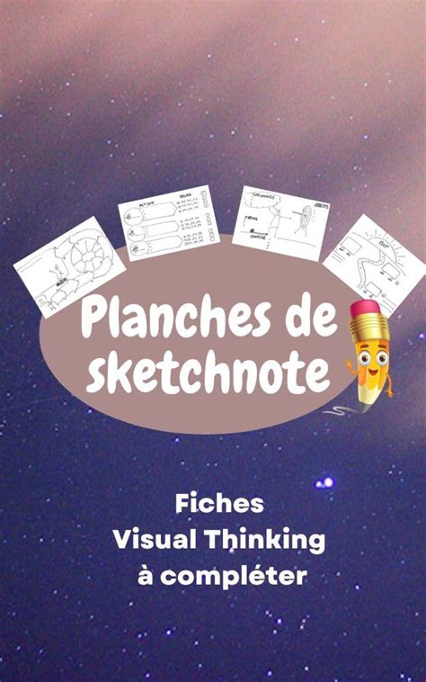 Planches De Sketchnote Fiches Visual Thinking à Compléter Carnet De Sketchnoting Planches De Sketchnote Fiches Visual Thinking à Compléter Carnet De Sketchnoting