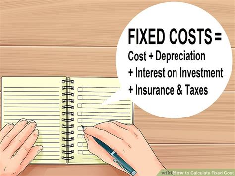 How To Calculate Fixed Cost 11 Steps With Pictures WikiHow