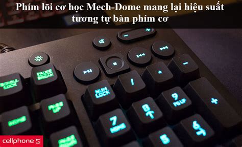 Bàn phím Game Logitech G213 giá rẻ bảo hành chính hãng 24 tháng