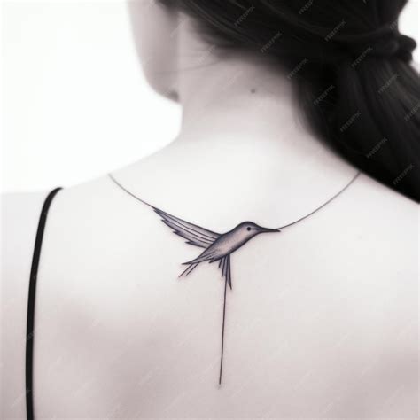 Premium Ai Image Swallow Tattoo Design Generative Ai