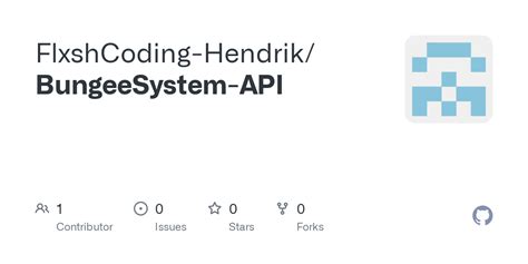 Github Flxshcoding Hendrikbungeesystem Api