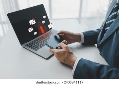 Spam Email Inbox Notification Virus Detection Stock Photo Shutterstock