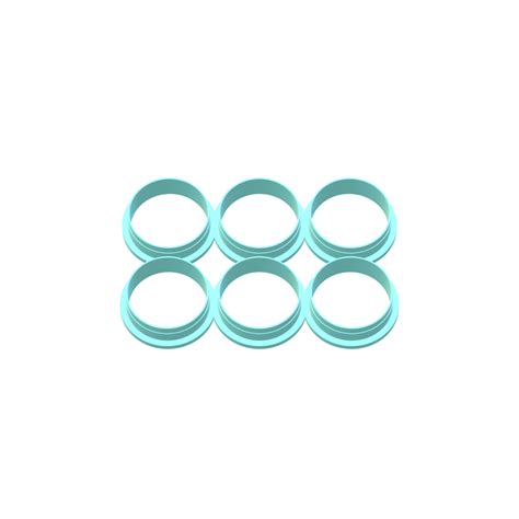 🟣 circle cookie cutter multi cutter stl file・ 3d file for ・cults