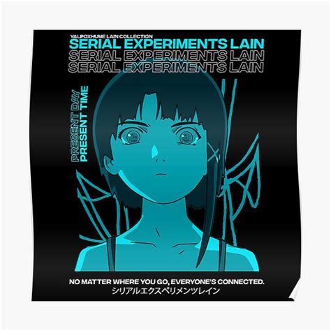 Serial Experiments Lain Aesthetic Retro Darker Poster For Sale By