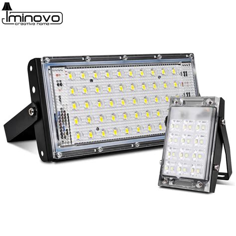 Led 투광 조명 야외 투광 조명 스포트라이트 10w 20w 30w 50w 벽 세탁기 램프 반사판 조명 Ip65 방수 정원 220v Smd투광 조명등 Aliexpress