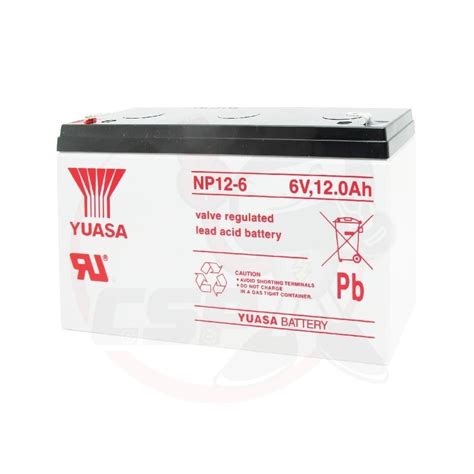【yuasa】np12 6鉛酸電池6v12ah 緊急照明電池 玩具車 不斷電 手電筒 血壓計 Pos系統機器 Csp充電器工廠儲能電池