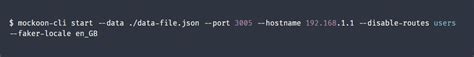 mockoon on linkedin using the mockoon cli you can override many