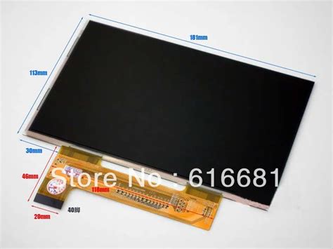 Free Shipping 8 Inch LCD Screen Ainol NOVO8 Liquid Crystal Display Tablet PC LCD Screen In