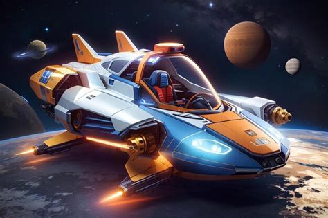 premium ai image dreamshaper v7 creating space cars 3d 0 1