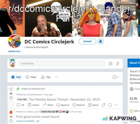 R Dccomicscirclejerk Slander Part 2 R Dccomicscirclejerk