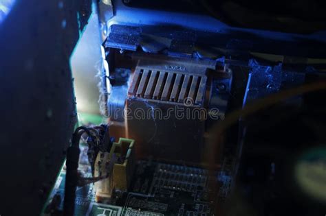 Computer Cpu Device Is Old Electronic Socket Board Stock Image Image Computer Cpu Device Is Old Electronic Socket Board Stock Image Image