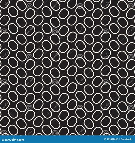 Vector Seamless Lattice Pattern Modern Stylish Texture With Monochrome Trellis Repeating