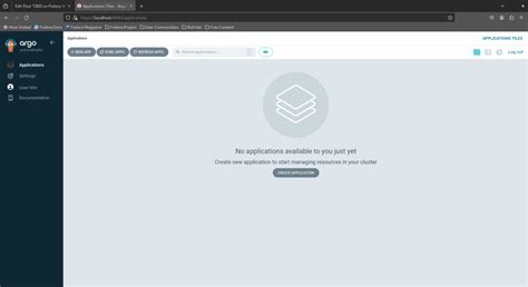 12 okd argocd web dashboard fedora magazine