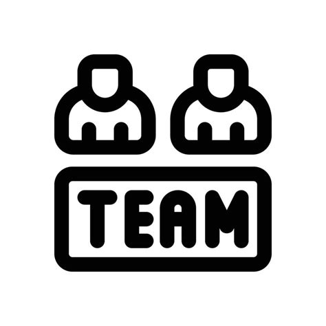 Team Line Icon Clean And Minimalist Icon For Websites Mobile Apps Presentations And Logos