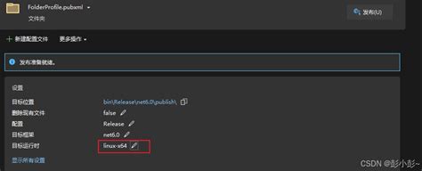 Core Webapi Linux独立发布部署（无需安装runtime依赖）webapi Appsetting Urls Csdn博客