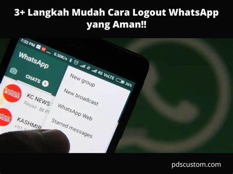 3 Langkah Mudah Cara Logout Whatsapp Yang Aman