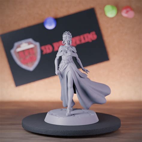 Princess Miniature Dungeons And Dragons Mini Rpg Tabletop Miniature Dnd