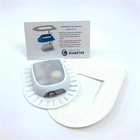 Deck My Diabetes Omnipod Grip Shield With Comfort Ring Reusable Flexible Easy One Handed
