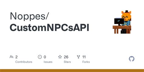 Github Noppes Customnpcsapi
