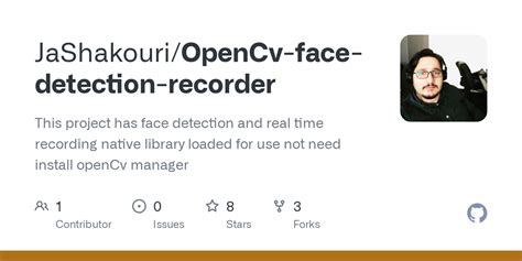 GitHub JaShakouri OpenCv Face Detection Recorder This Project Has Face Detection And Real