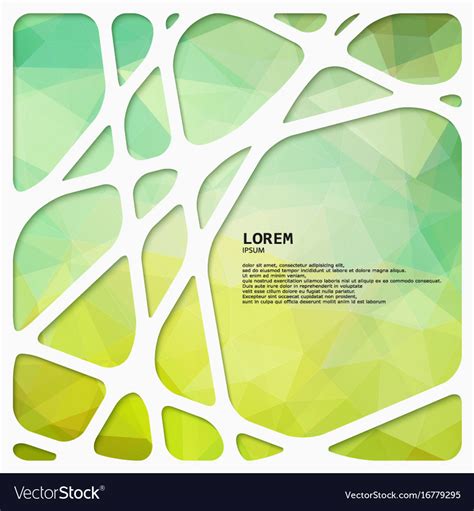 Abstract Green Network Background Royalty Free Vector Image
