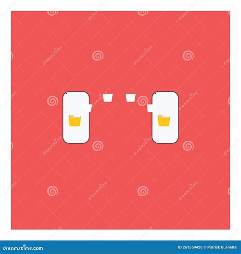 Mobile Data Transfer Icon Stock Vector Illustration Of Website 261369426