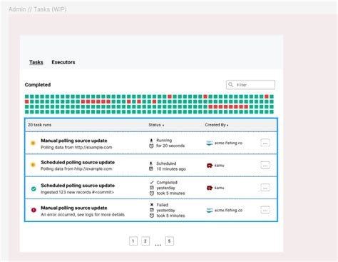 markup administrator tasks view · issue 237 · kamu data kamu web ui