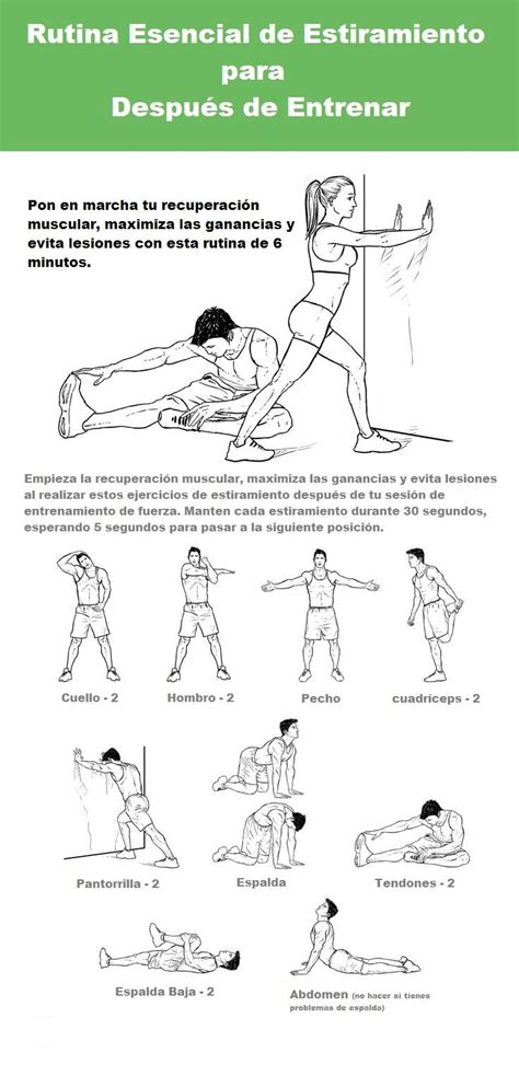 Best Nuestras Tablas De Ejercicios Y Estiramientos Images On