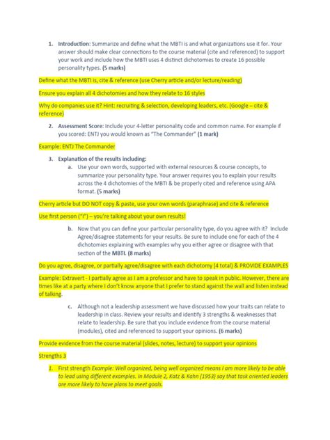 Reflection Assignment 1 Class Example Pdf Leadership Social Psychology