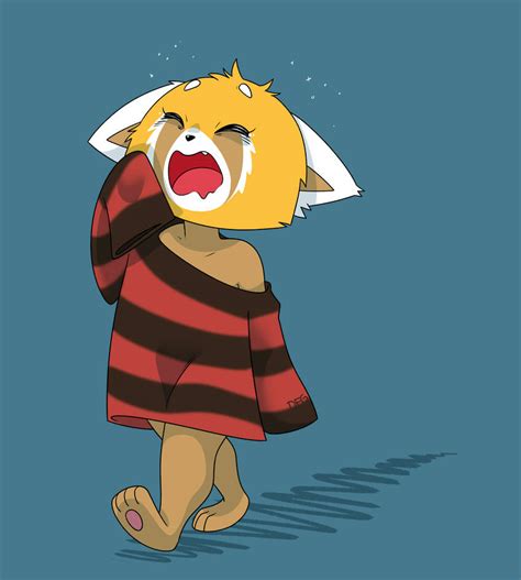 Retsuko In An Oversized Shirt Aggretsuko Know Your Meme