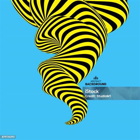 터널입니다 추상적인 3d 기하학적 배경입니다 착시와 패턴입니다 벡터 일러스트입니다 강렬하고 밝은 색상에 대한 스톡 벡터 아트 및 기타 이미지 강렬하고 밝은 색상 배경