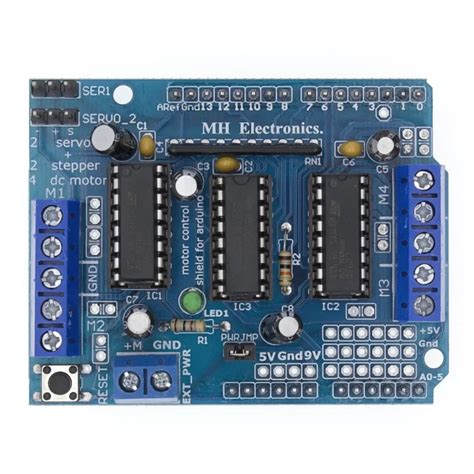 Carte Dextension Motorisée L293d Pour Arduino Test Et Avis