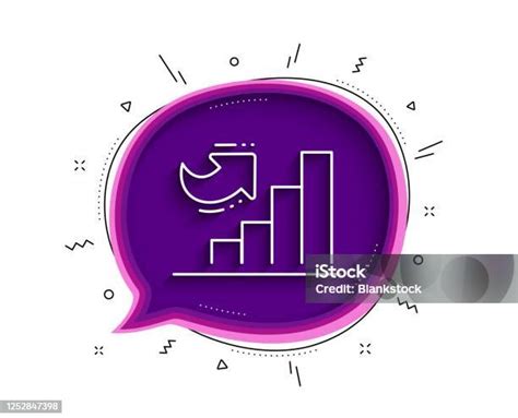 성장 차트 라인 아이콘입니다 열 그래프 기호입니다 벡터 고급에 대한 스톡 벡터 아트 및 기타 이미지 고급 그래프 그림자 Istock